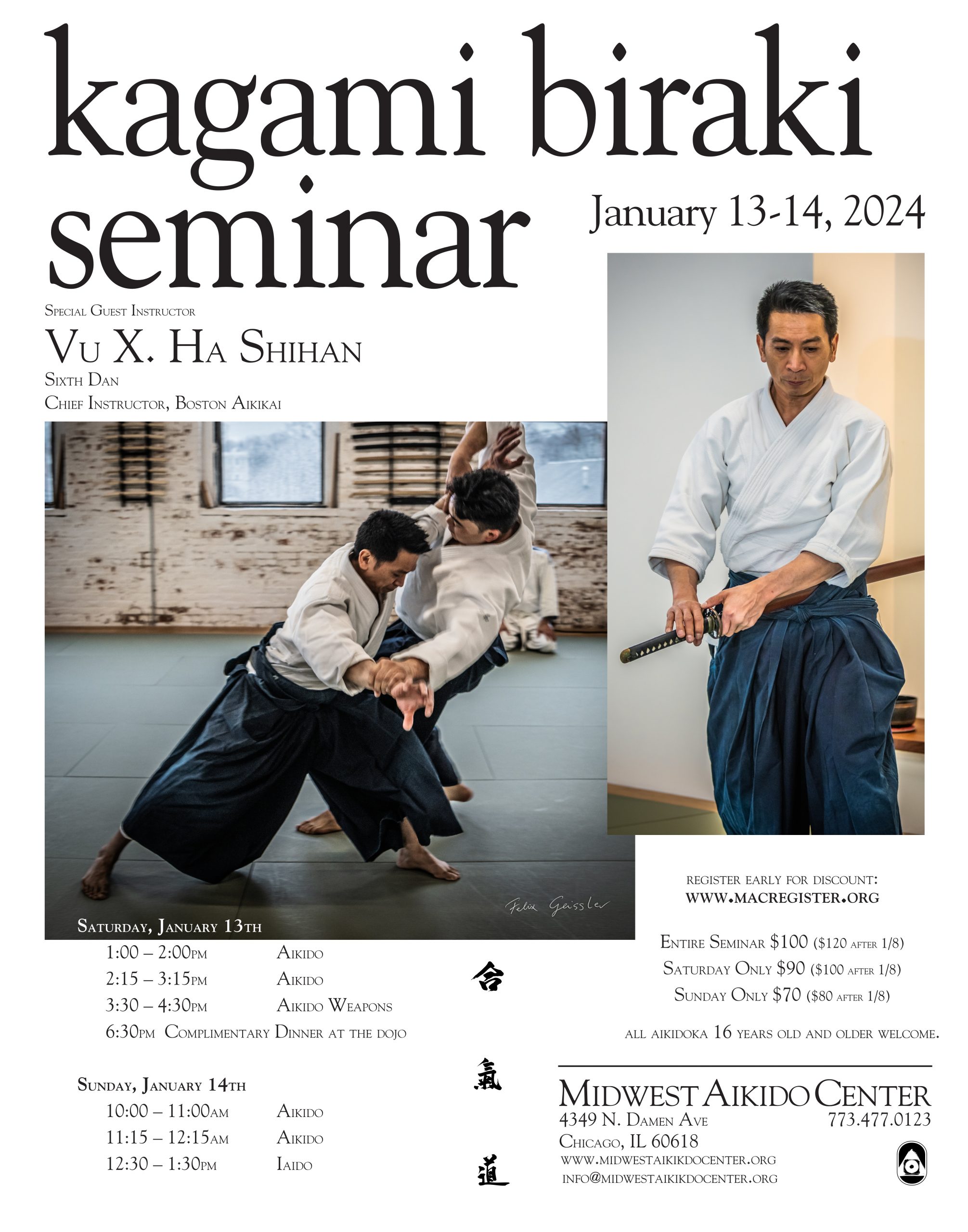 Kagami Biraki Seminar – MIDWEST AIKIDO CENTER